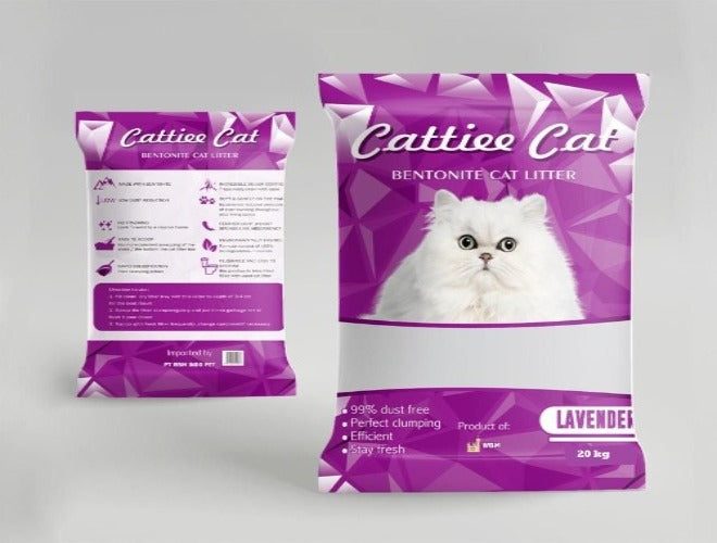 Arena Cattie Cat Aroma Lavanda 20 Kg.